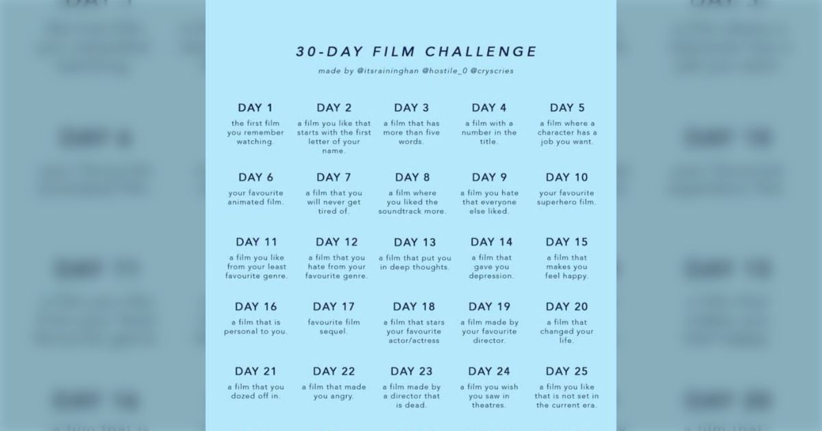 #30DayFilmChallenge まとめ - posfie
