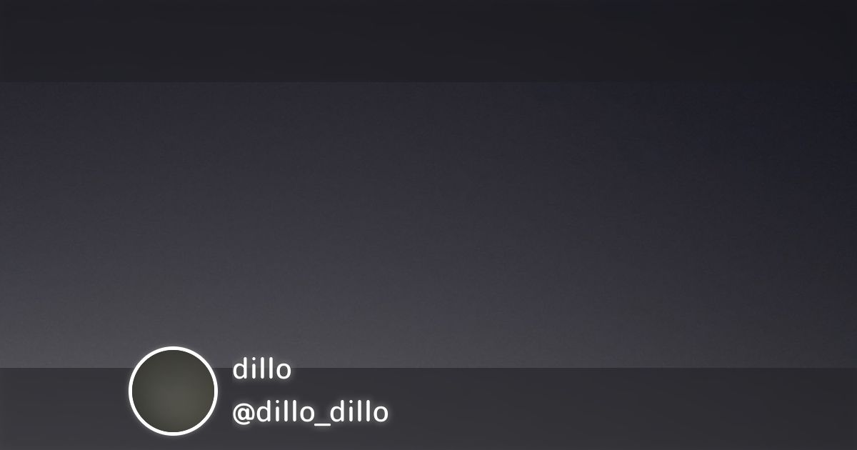 dillo(@dillo_dillo)のまとめ - posfie