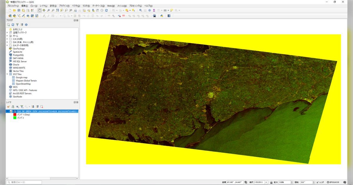 SNAPで大容量の衛星画像をBigTIFF形式に焼く方法※GIS用激重ファイルの生成 - posfie