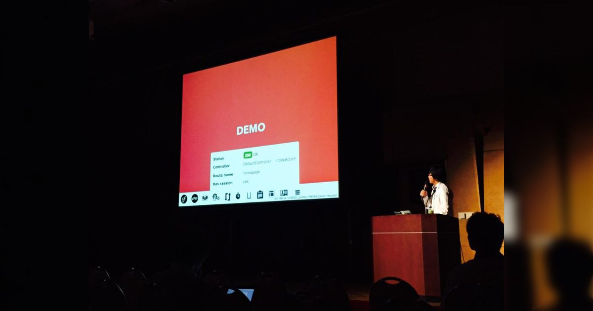 スライド自体がライブデモ！ Symfony2怖くないよ！ #phpcon2015 #phpcon2015_4 - posfie