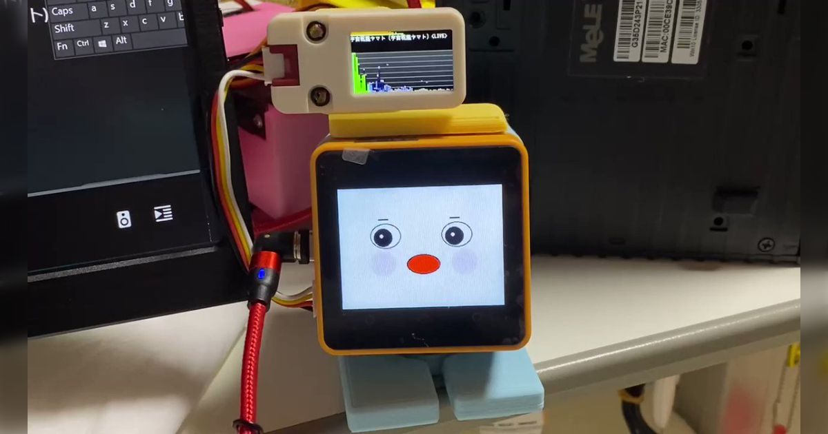 LCD/OLEDサブディスプレイ付きBluetoothスピーカー ＃ｽﾀｯｸﾁｬﾝ を作った。 #M5Stack - posfie