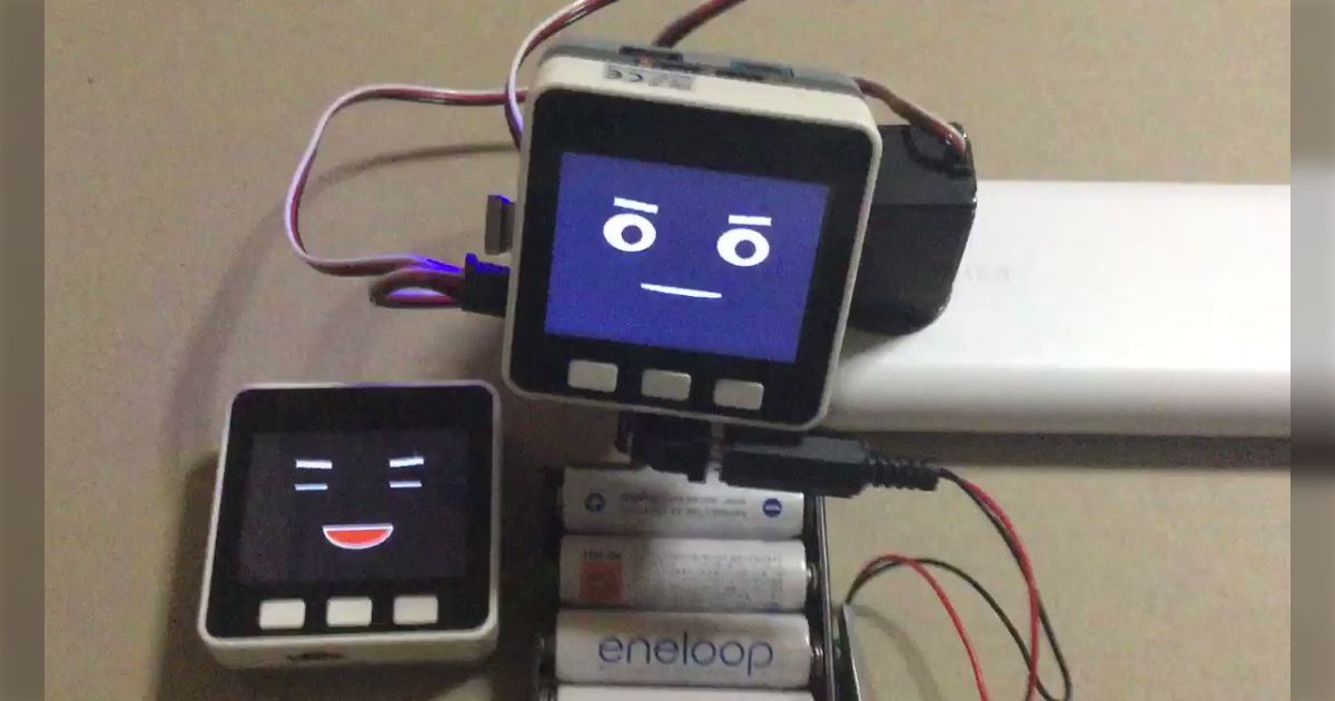 M5StackでRCサーボモーターの制御とアバターの連動 #M5Stack - posfie