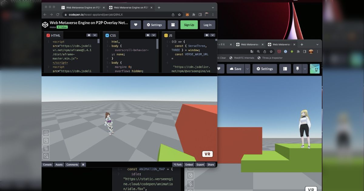 Vtuber事務所を運営するアップランドが個人でもメタバースを公開できるライブラリ「Verse Engine」を無料で公開 - Togetter [トゥギャッター]
