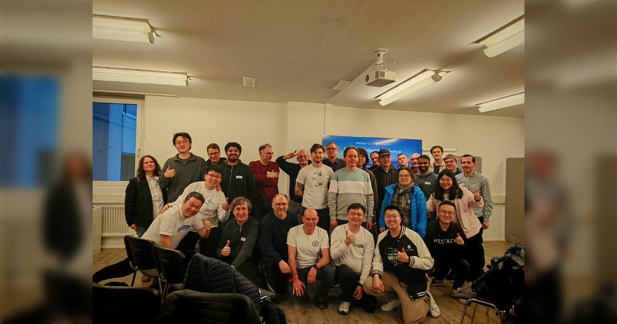 2025 03 M5Stack meetup Munich, Germany - posfie