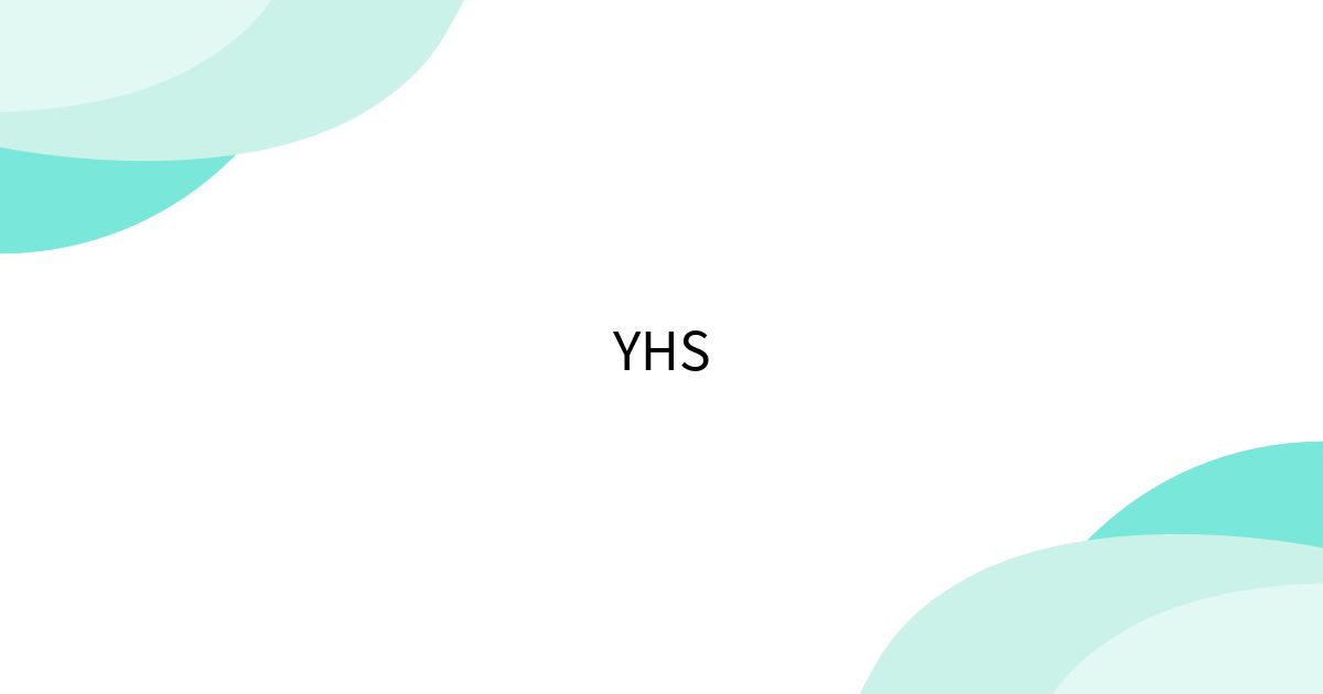 YHS - posfie