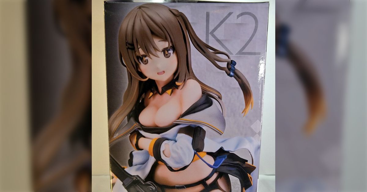 青島文化教材社よりドールズフロントラインのK2の大破Ver.のフィギュアが届く - posfie