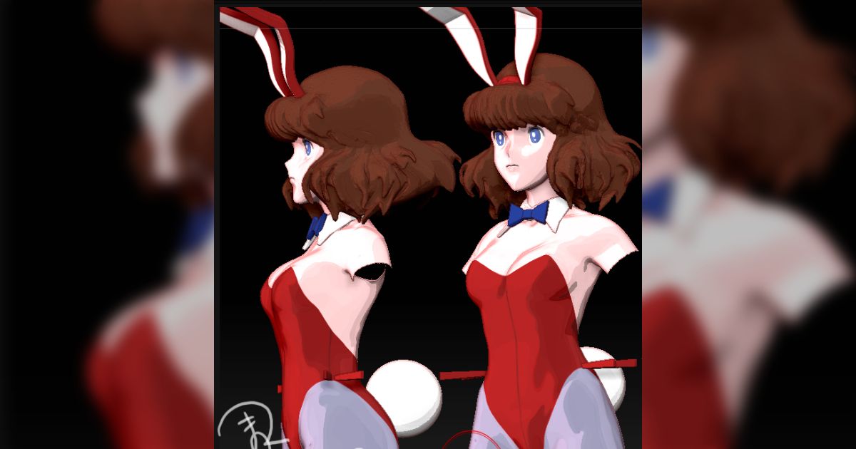 WF2024冬・DAICON4の女の子（と剣） - posfie