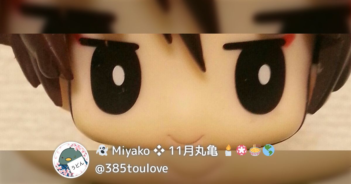 👻 Miyako 11月丸亀 🕯💮🍜🌎(@385toulove)のまとめ - posfie