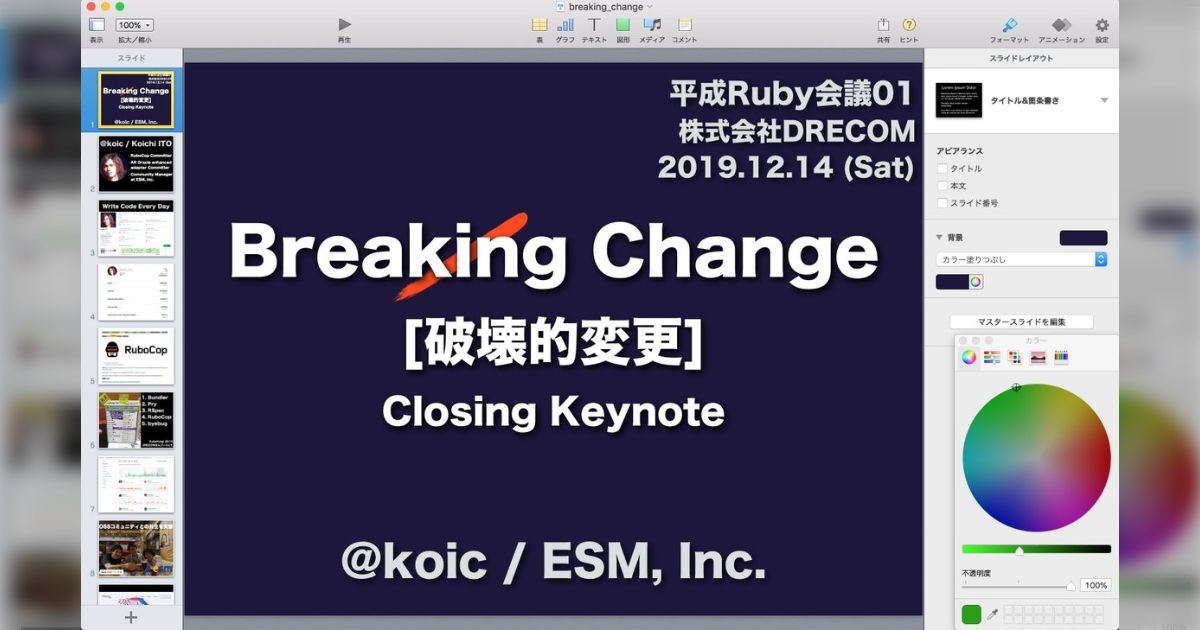 平成 Ruby 会議 01 ツイート総集編 - posfie