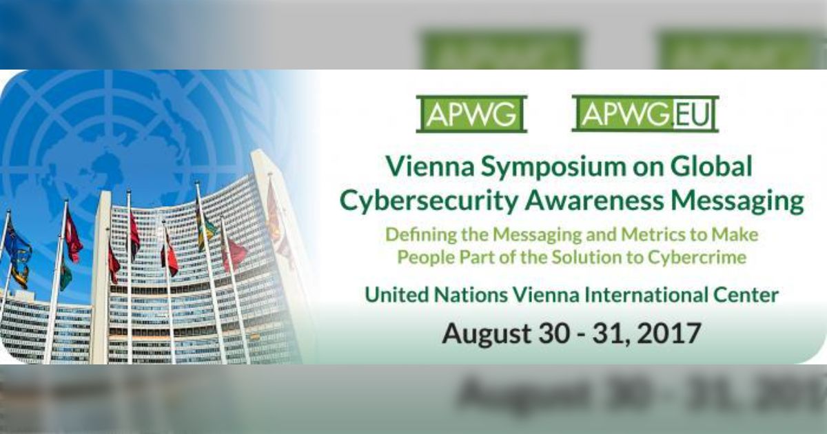 APWG.eu Symposium on Global Cybersecurity Awareness 2017 - posfie