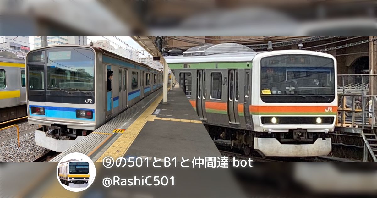⑨の501とB1と仲間達 bot(@RashiC501)のまとめ - posfie