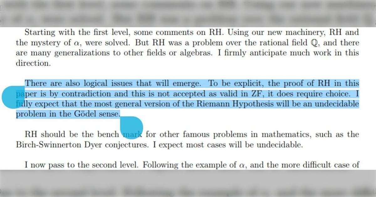 レクチャーから一夜：『リーマン予想が選択公理から証明されるのはなんだか敗北感がある』『一般化されたリーマン予想ってZFC配下で選択公理使ったら ...