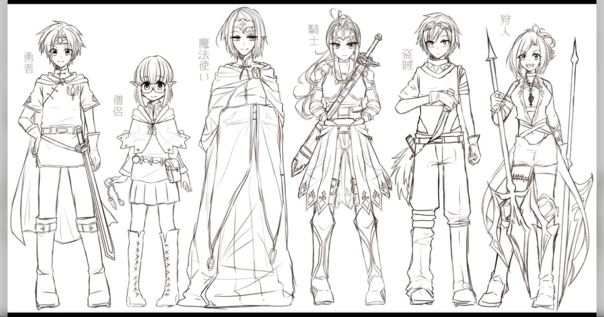 身内企画RPGキャラデザ当て関連まとめ - posfie