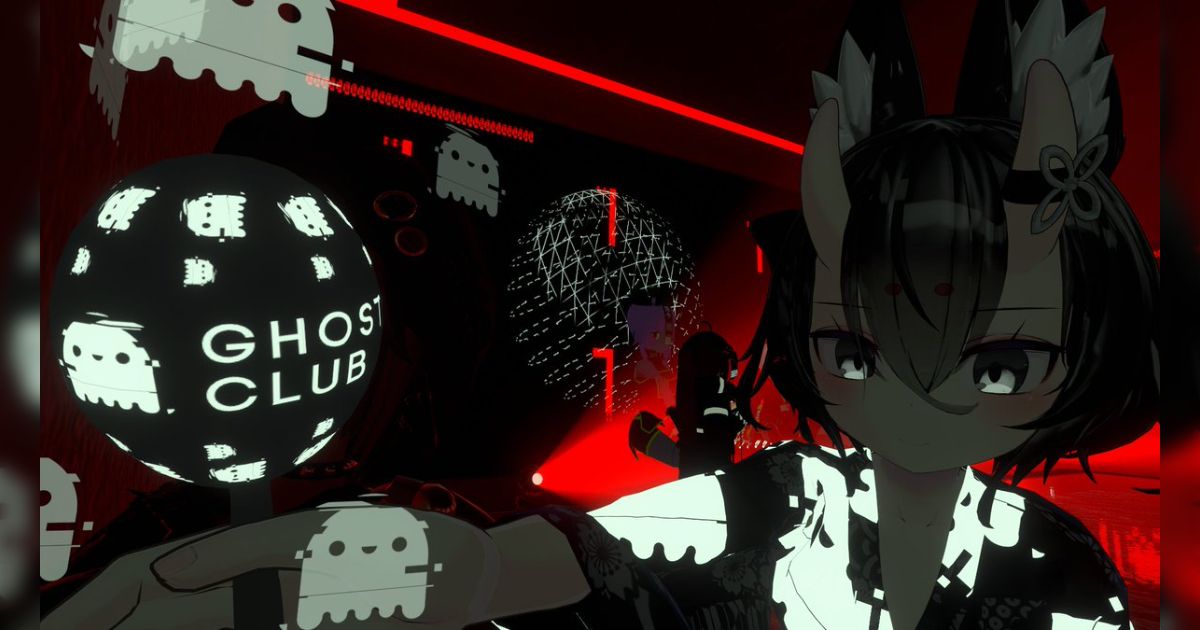 電子の海にフロアは揺らめく。EDMclub Event 【 #GHOSTCLUB 】2019-2020 #VRChat #SocialVR ...