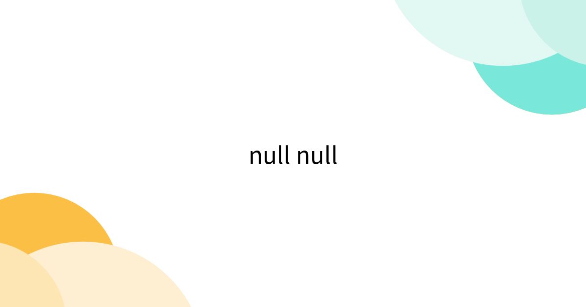 null null - posfie