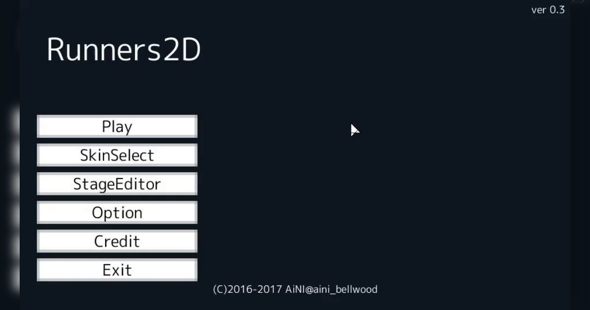 【自作ゲーム】タイムアタック特化型2D横スクACT「Runners」の紹介【ver0.3公開】 - posfie