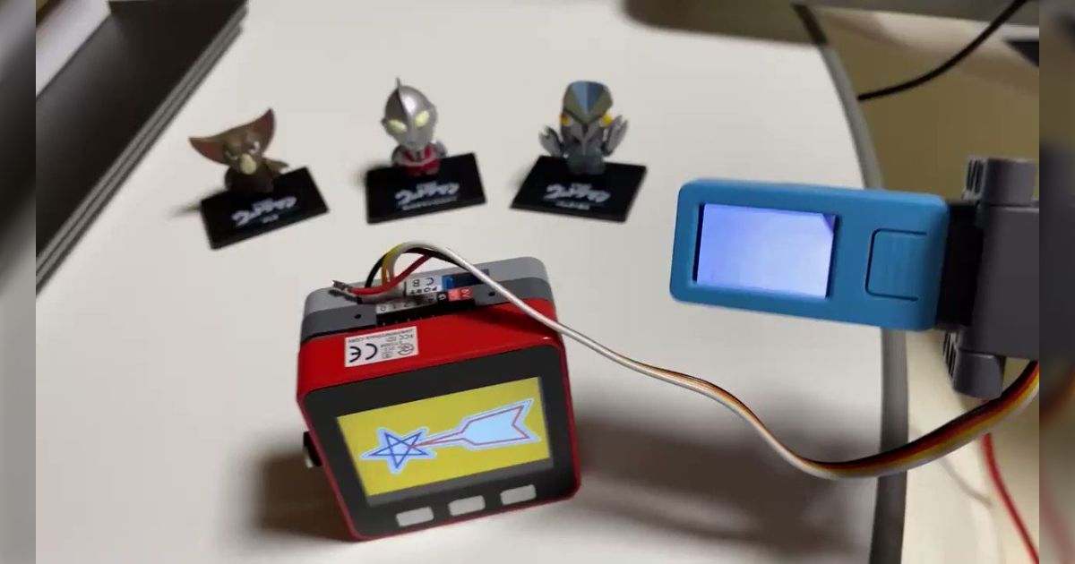 M5StickVで怪獣識別装置を作った。 #M5Stack - posfie