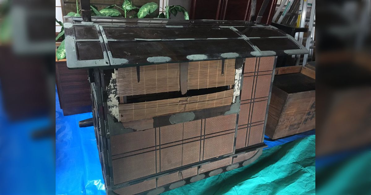 dynee‏(@dai2kansetsu )さんが掃除してたら駕籠が出てきた件まとめ - Togetter [トゥギャッター]