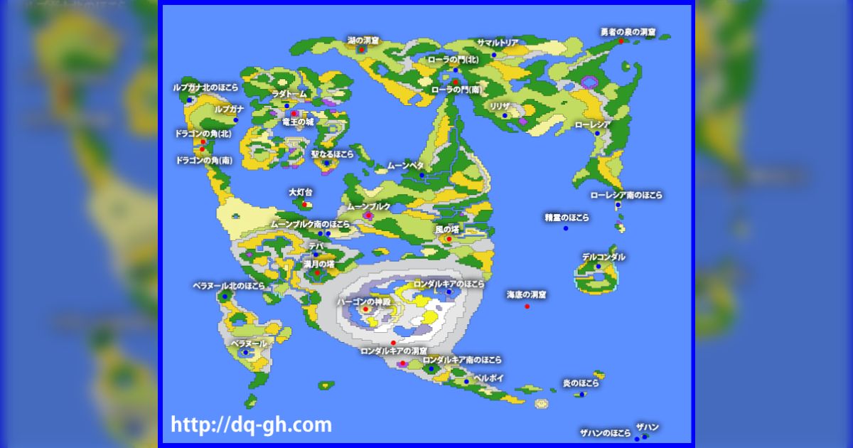 「地形で解くドラクエ2」および「網野史観で解くドラクエ2」 - Togetter [トゥギャッター]