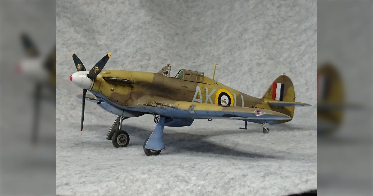 ホーカー ハリケーン Mk.Ⅱc イタレリ 1/48 - posfie