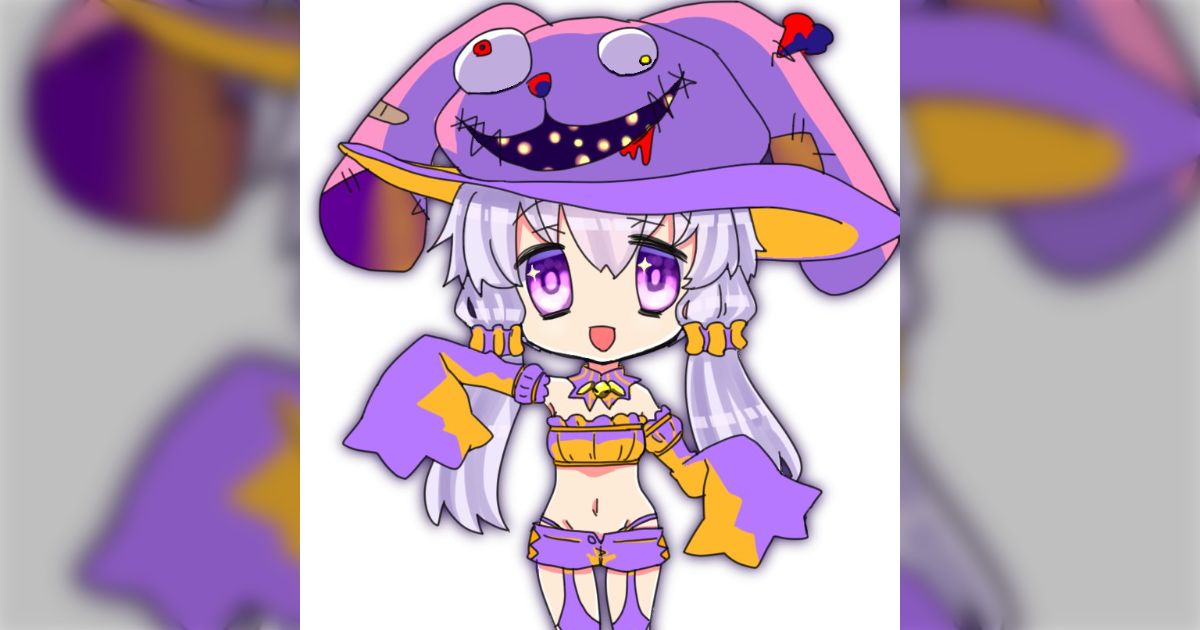 結月ゆかり深夜の真剣お絵描き60分勝負(2016.10.30)【ハロウィン】【イタズラ】 - posfie