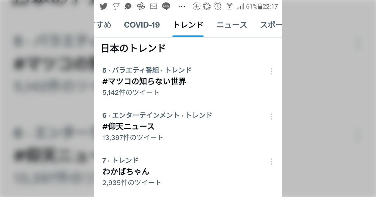 Twitterくん「NTRビデオレター」がトレンドに入ってしまう。 - posfie