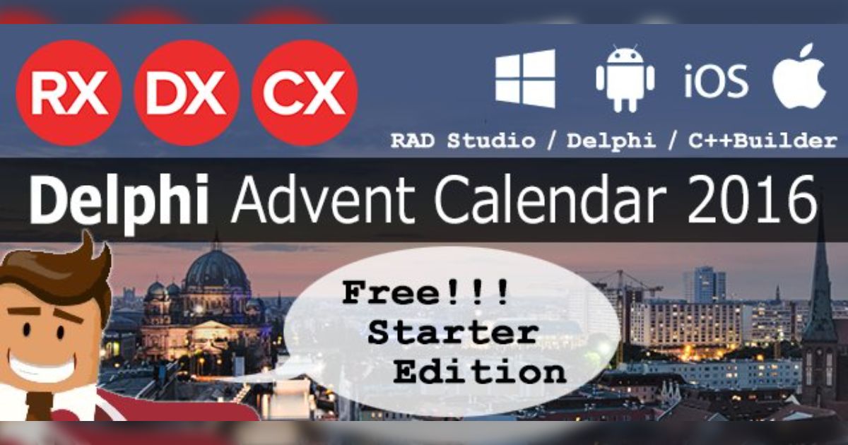 Delphi Advent Calendar 2016 - posfie
