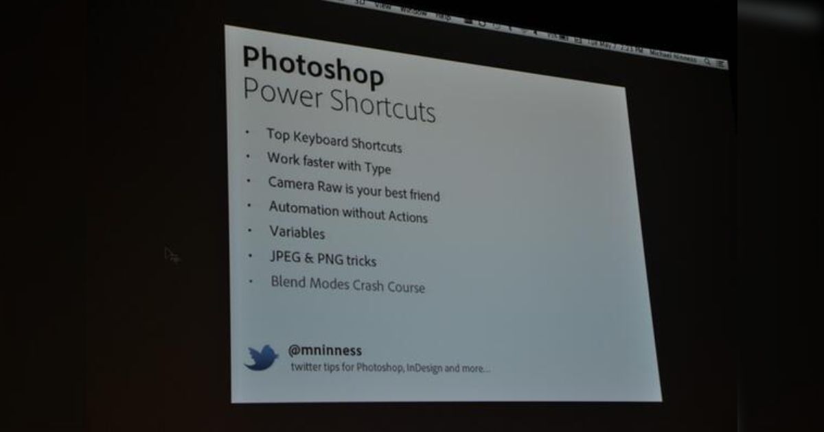 Adobe MAX 2013 - Photoshop Power Shortcuts - posfie