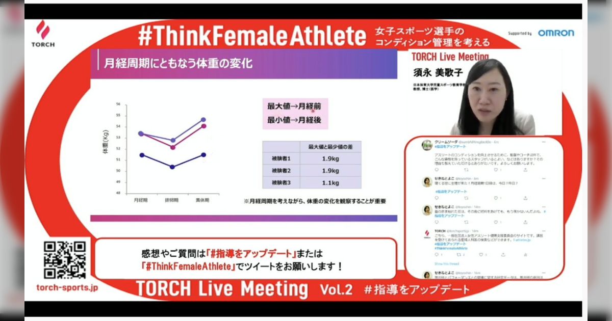 TORCH Live Meeting Vol.2「女子スポーツ選手のコンディション管理を考える」ハッシュタグまとめ - posfie