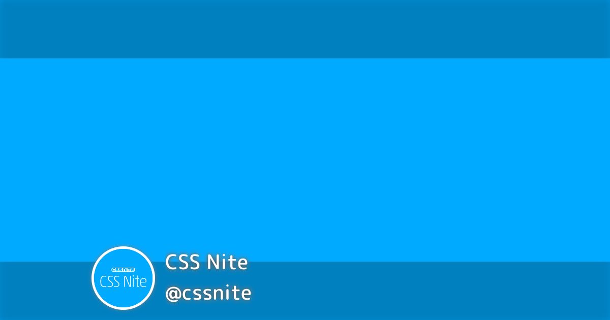 CSS Nite(@cssnite)のまとめ - posfie