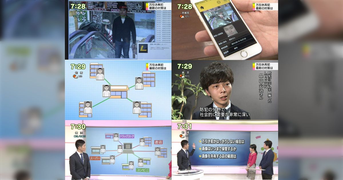 顔認証防犯カメラとデータ共有についてNHKでの放送を切り口に - posfie