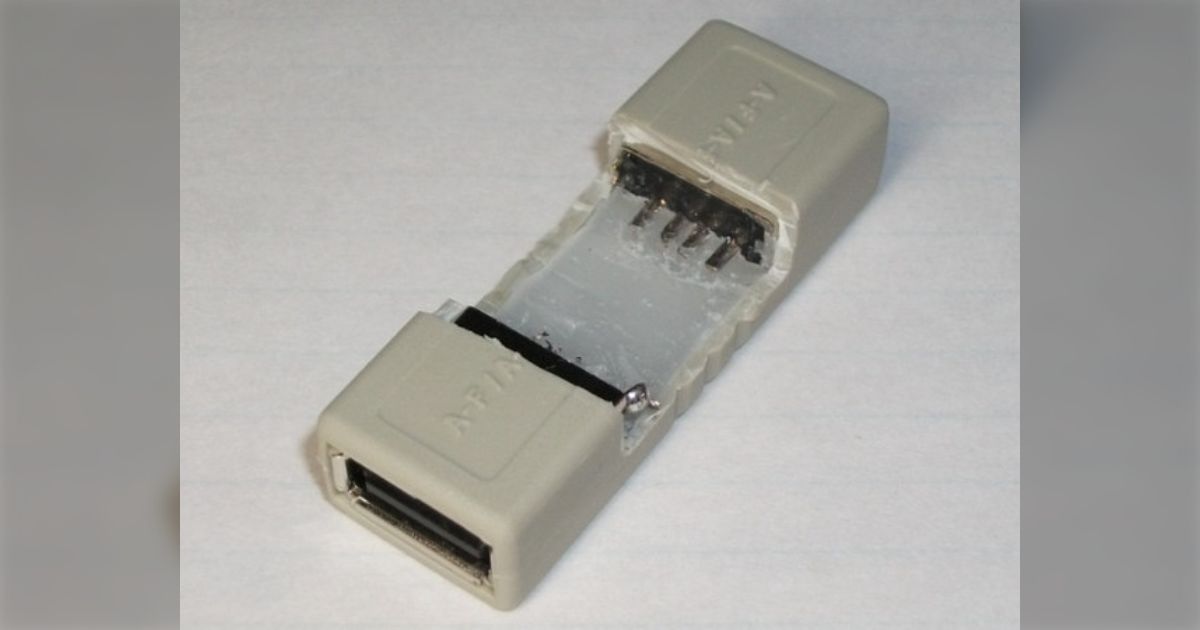 NetBSD/hpcarm WS003SH用USBホストケーブル作成 写真つきレポート - posfie