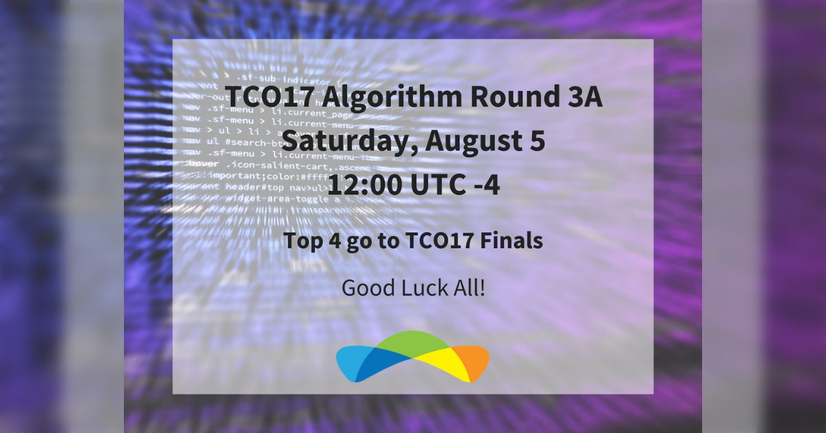 TCO 17 Algorithm Round 3A - posfie
