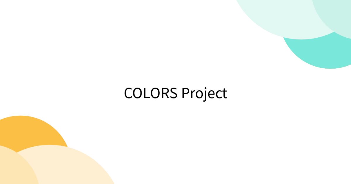 COLORS Project - posfie