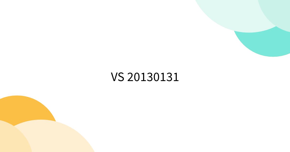 VS 20130131 - posfie