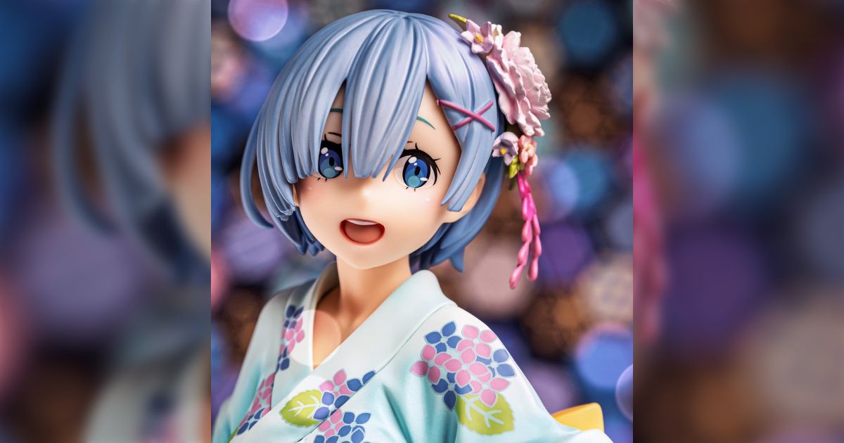 リゼロのレムの浴衣リペイントVer.のフィギュアが届く - posfie