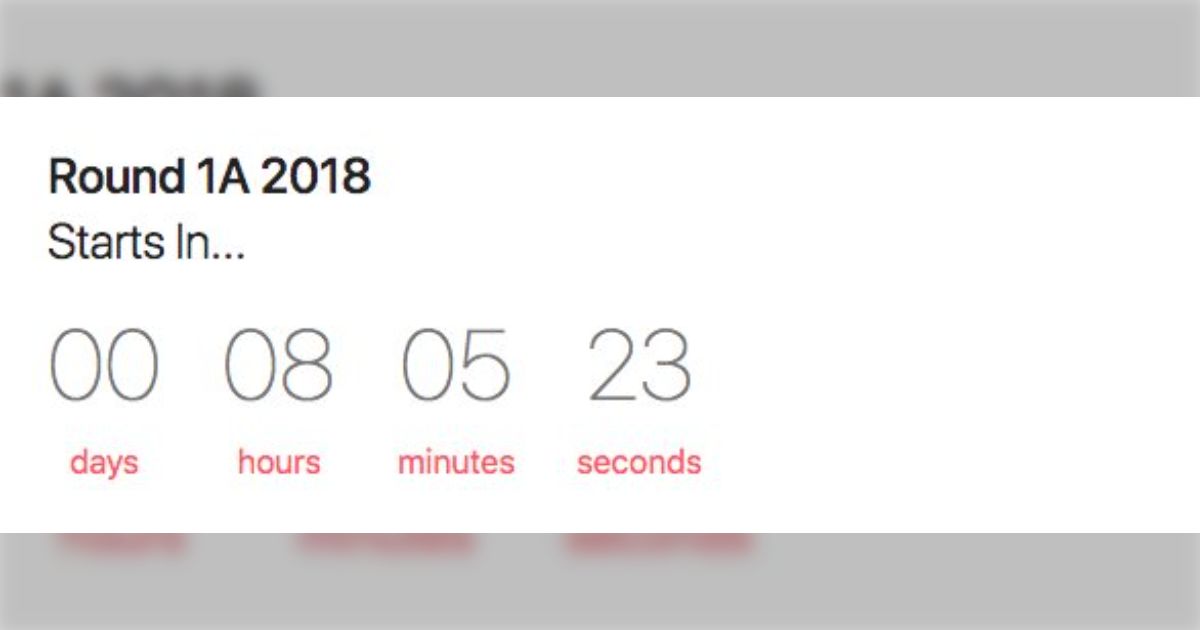 Google Code Jam 2018 Round 1A - Togetter [トゥギャッター]