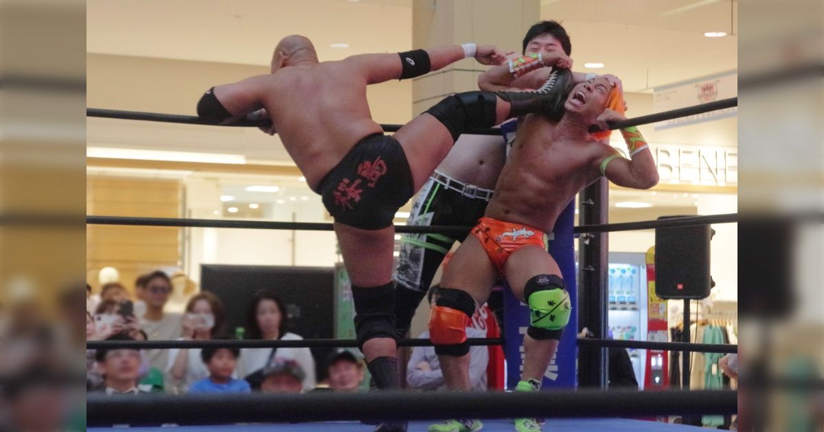 2024.5.5 プロレスリングBURST モラージュ佐賀イベント試合 #BURST_sg #bjw #九州プロレス #qpro - posfie