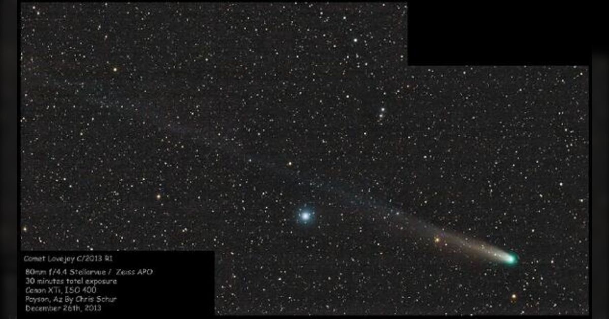 ラブジョイ彗星の写真付きツイートまとめ 2013.12.22～ - posfie