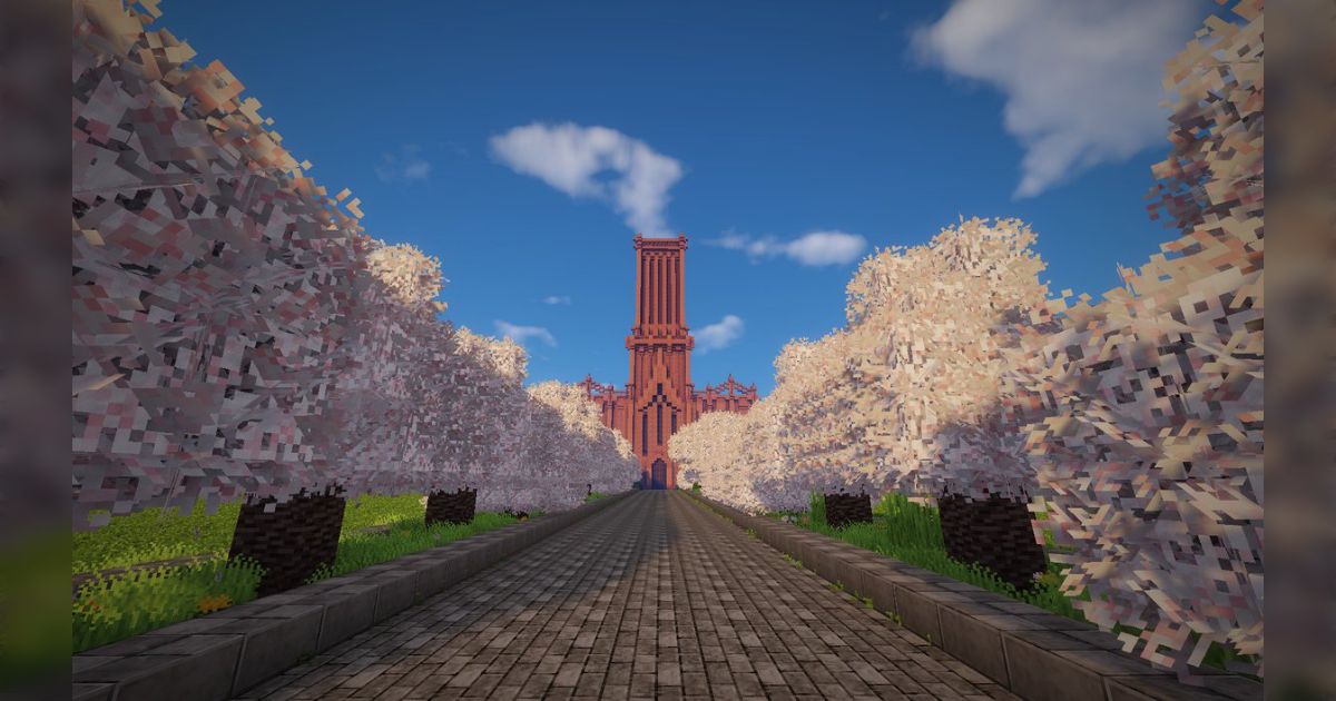 #58【並木道】マイクラ建築60分一本勝負 - posfie