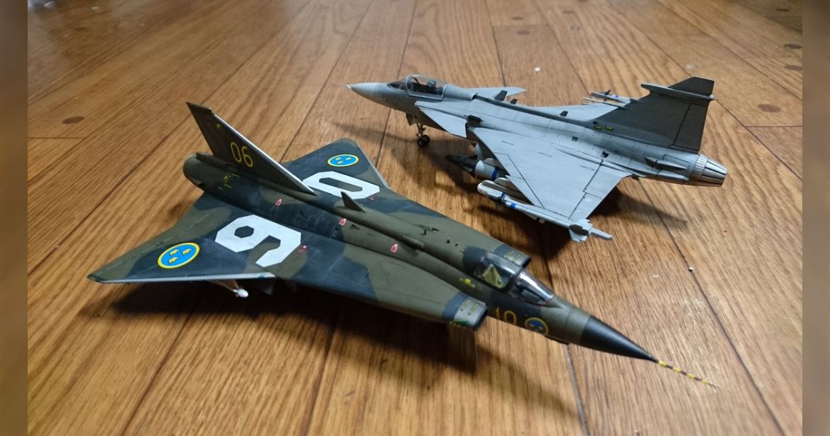 Saab J-35 ドラケン ハセガワ1/72 - posfie