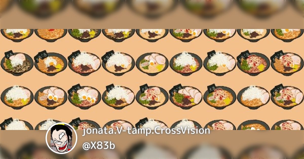 jonata.V-tamp.CrossVision(@X83b)のまとめ - posfie