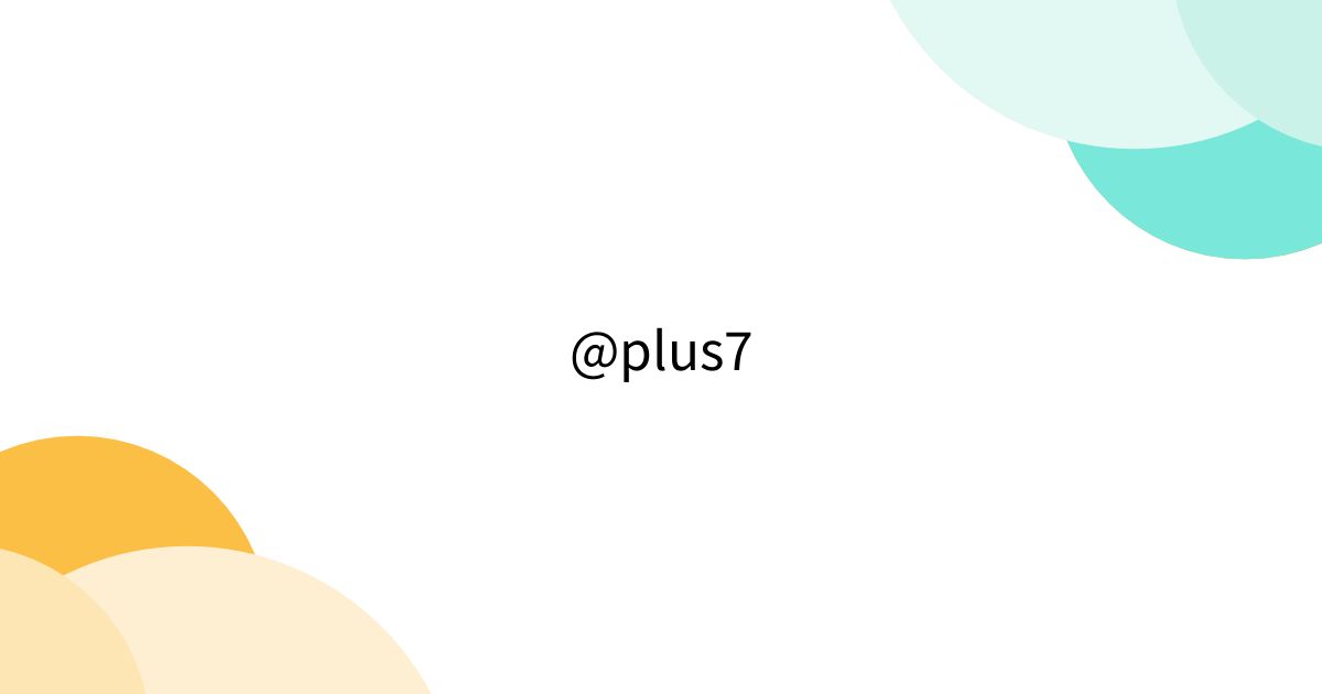 @plus7 - posfie