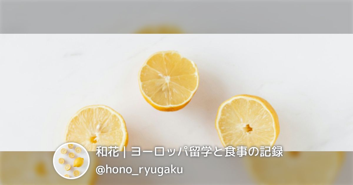 和花 | ヨーロッパ留学と食事の記録(@hono_ryugaku)のまとめ (11ページ目) - posfie