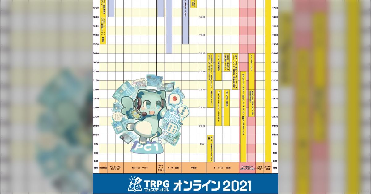 TRPGフェスオンライン2021 まとめ - posfie