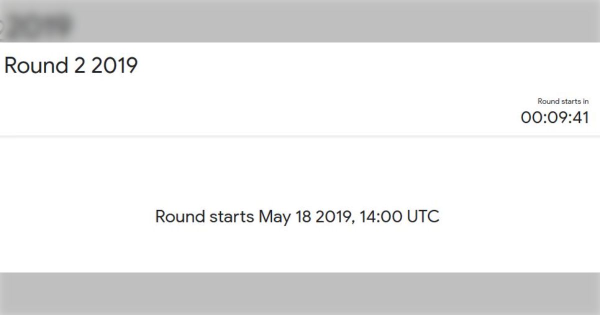 Google Code Jam Round 2 2019 - posfie