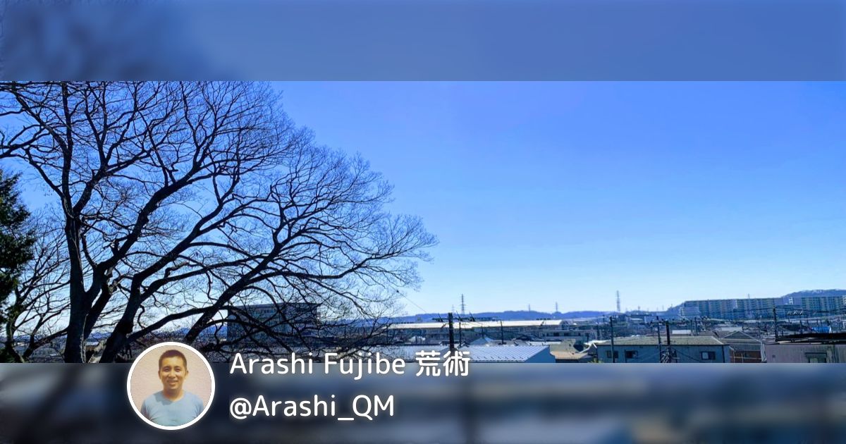 Arashi Fujibe 荒術(@Arashi_QM)のまとめ - posfie