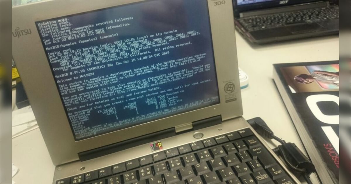 オープンソースカンファレンス2018 Tokyo/Fall NetBSDブース展示の記録 - posfie