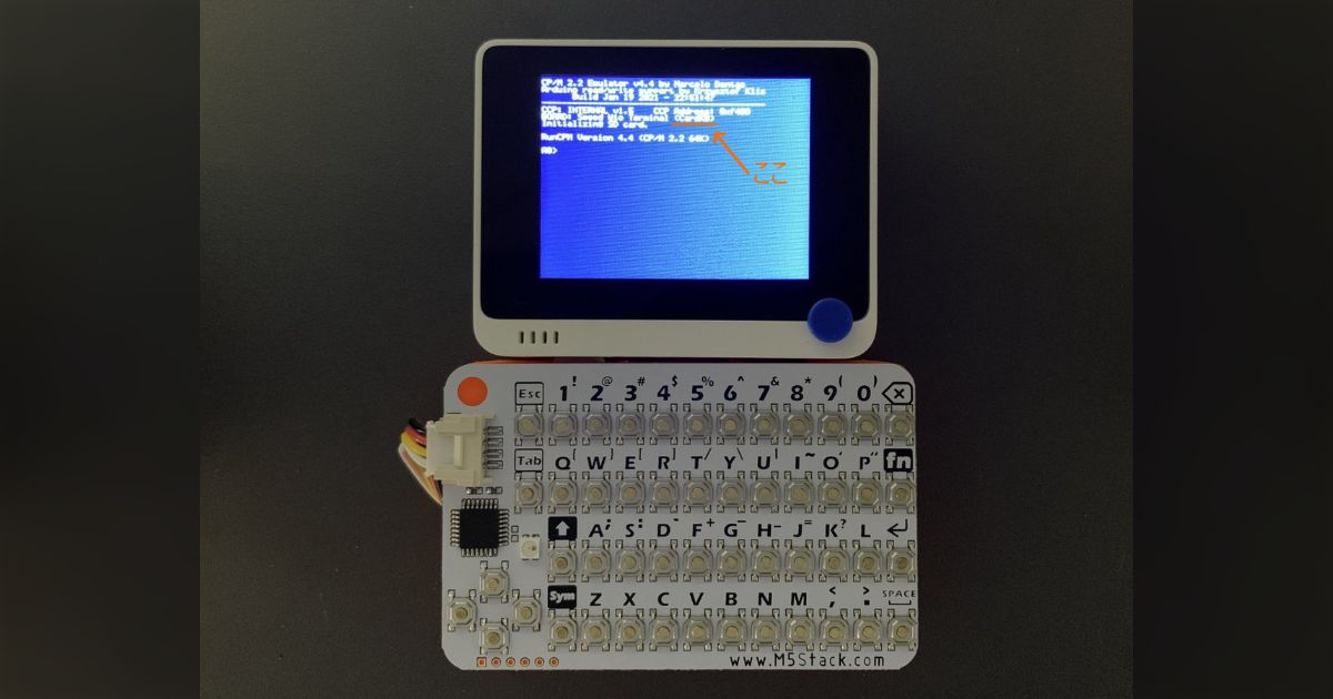 これまでの "RunCPM + VT100 Emu for Wio Terminal / M5Stack" (6ページ目 ...