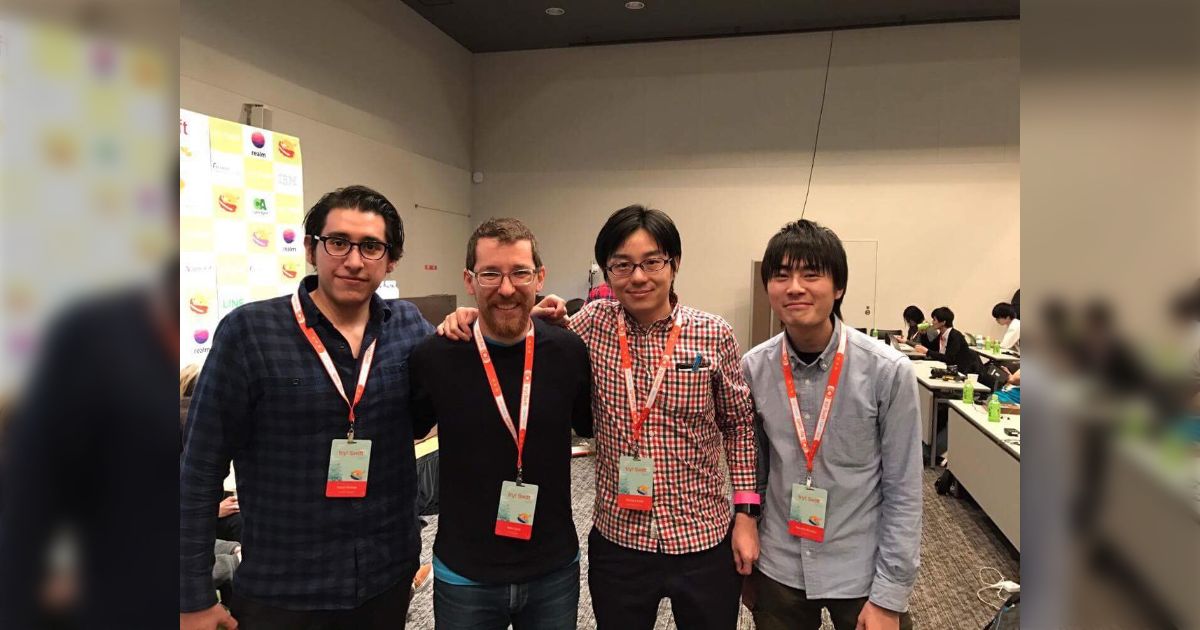 After finishing the 1st day #tryswiftconf - posfie